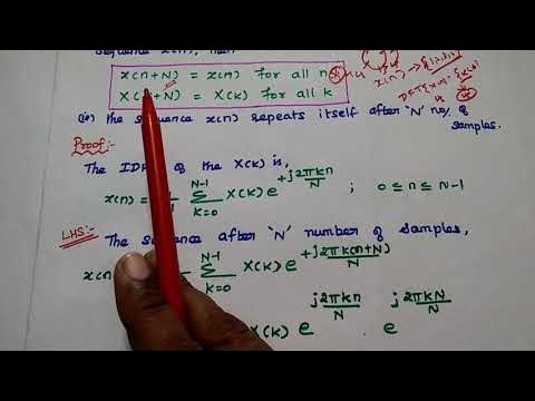 DSP - Part 1: Properties of DFT with proof in Tamil - Linearity, Periodicity, Time Reversal ...