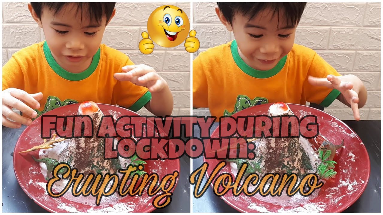 Model of Volcanic Eruption | Kids Simple Experiment - YouTube