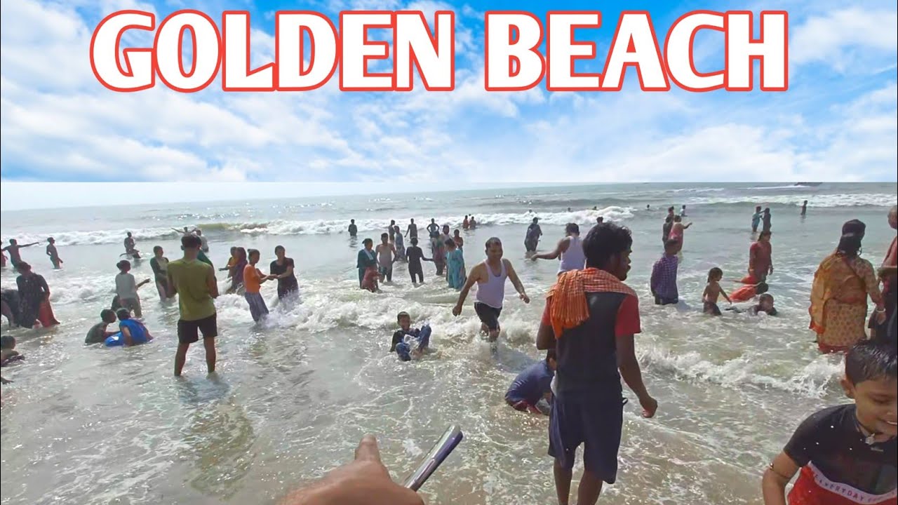 Puri Golden Beach ! Golden Beach ! Golden Sea Beach Puri ! Odisha - YouTube