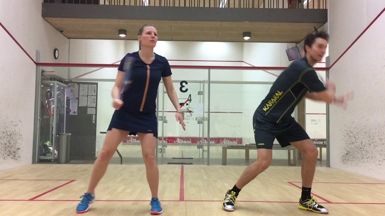 Line Hansen squashspiller - YouTube
