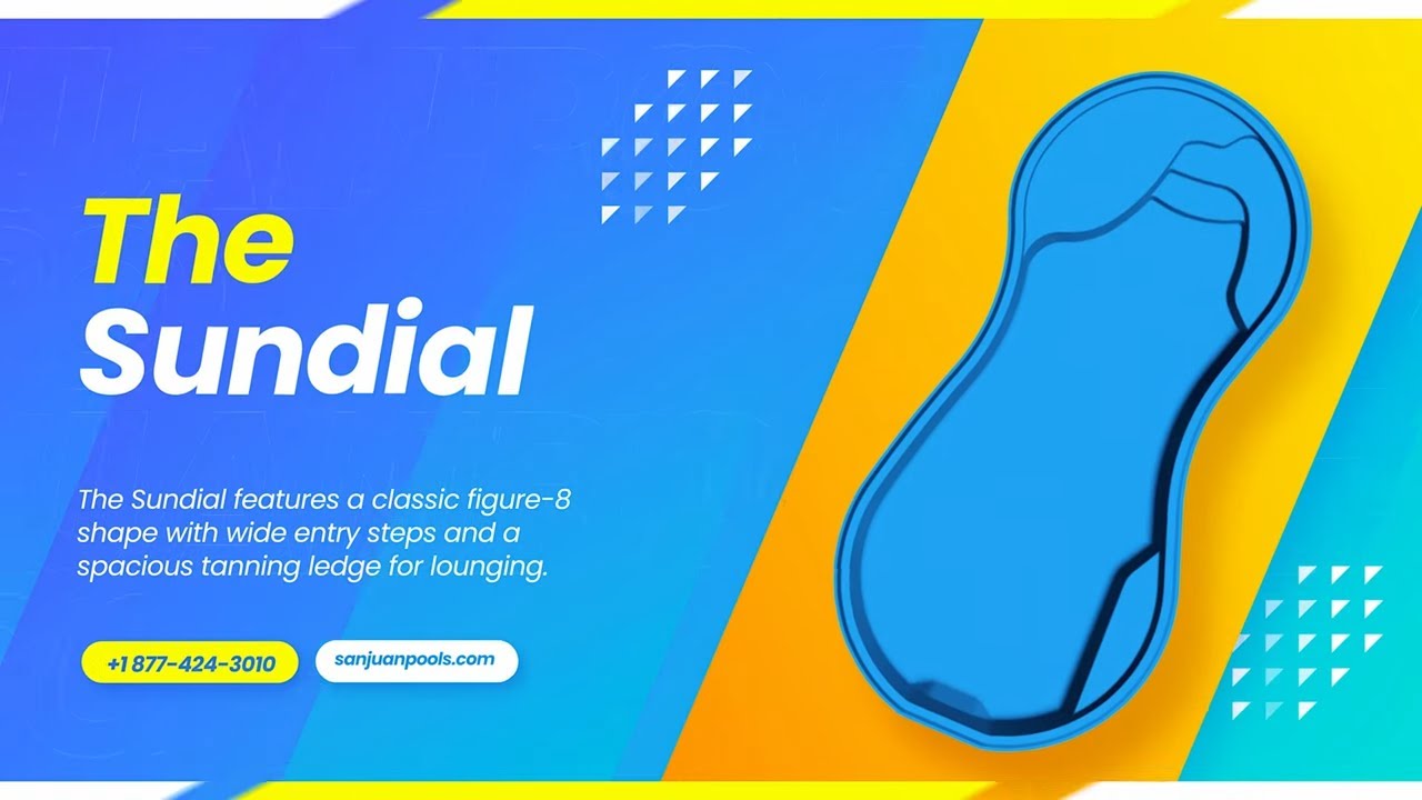 🏊‍♂️ The Sundial – A Stylish & Relaxing Fiberglass Pool by San Juan Pools! 🌞 - YouTube