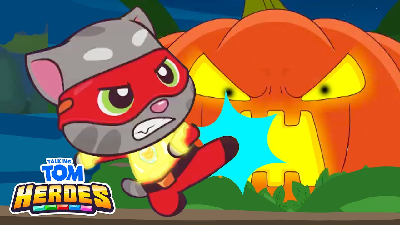 The Jealous Pumpkin | Talking Tom Heroes | Halloween Cartoons 🎃👻 - YouTube