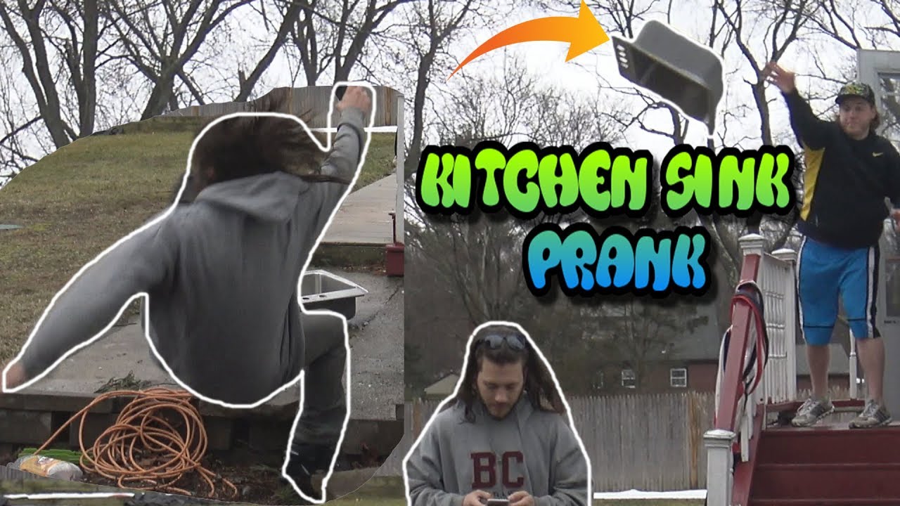 Dropping The Kitchen Sink Prank - YouTube