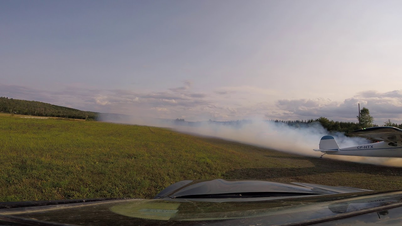 Cessna 140 TWO HOMSLEY SMOKE OIL INJECTOR GPM TEST (0-200 engine) - YouTube