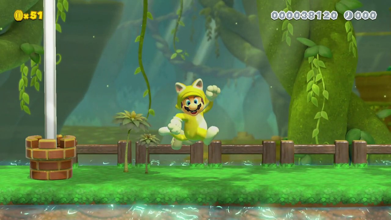 Mario Maker 2: "Cat Tower (fixed)" by Tcassat (me) - YouTube
