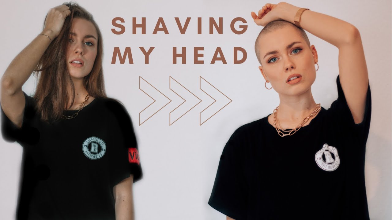 SHAVING MY HEAD *finally* - YouTube
