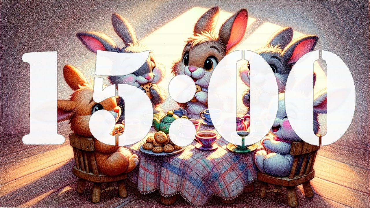15 Minute Timer Bunny Tea Party - YouTube