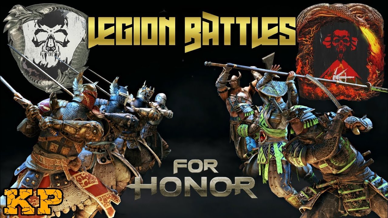 [For Honor] Legion Battles: The Holy Knights vs the Kill Joy Clan - YouTube