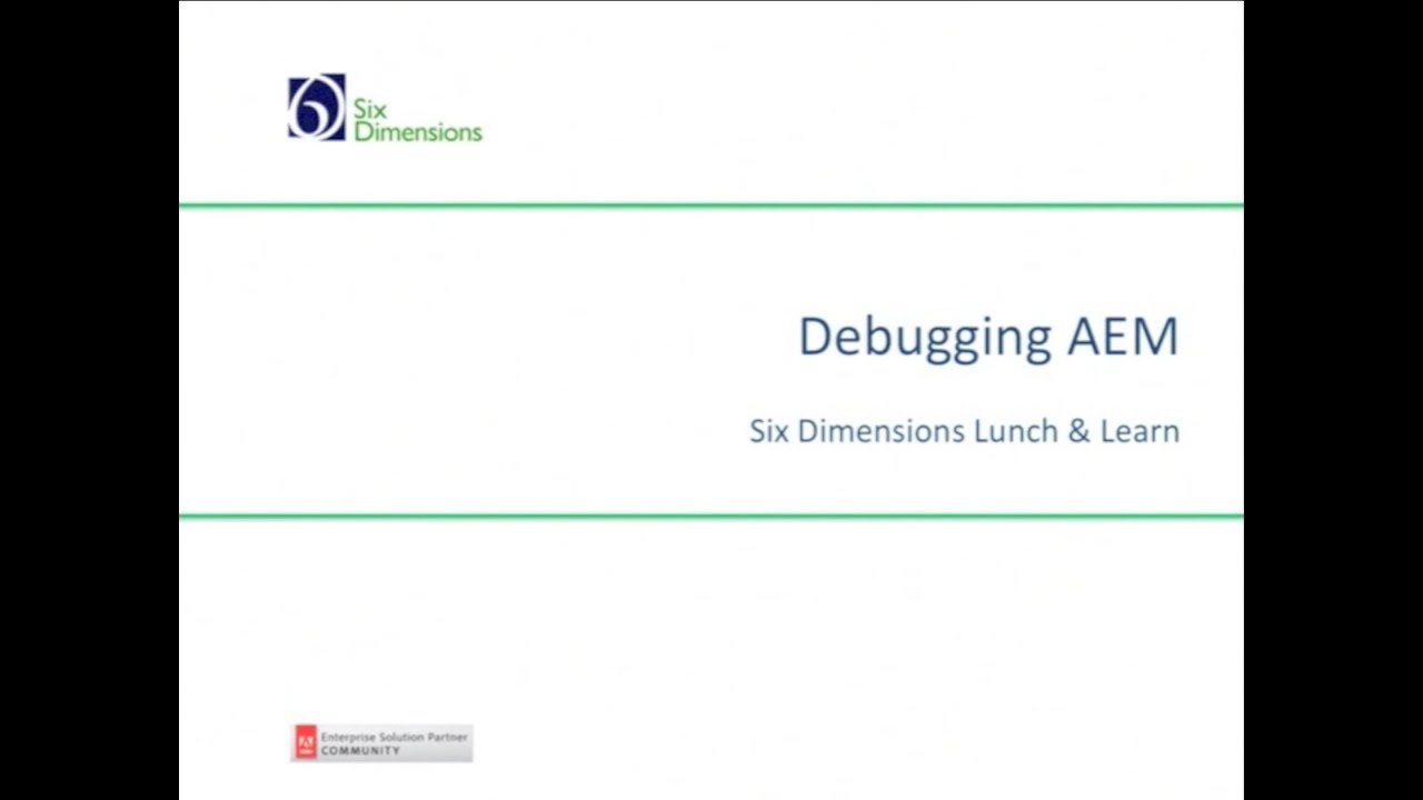 Lunch & Learn - Debugging AEM - YouTube