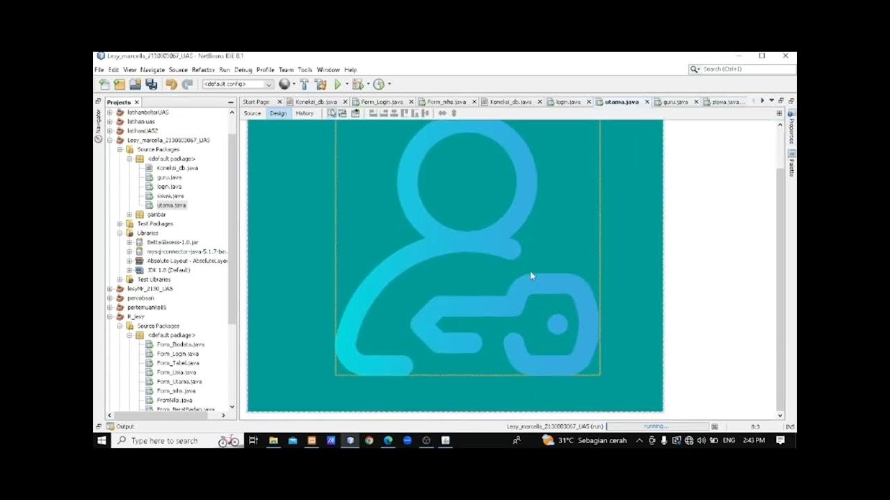 PRJOCK PBO MEMBUAT APLIKASI DATA GURU MENGGUNAKAN MYSQL DAN NETBEANS - YouTube