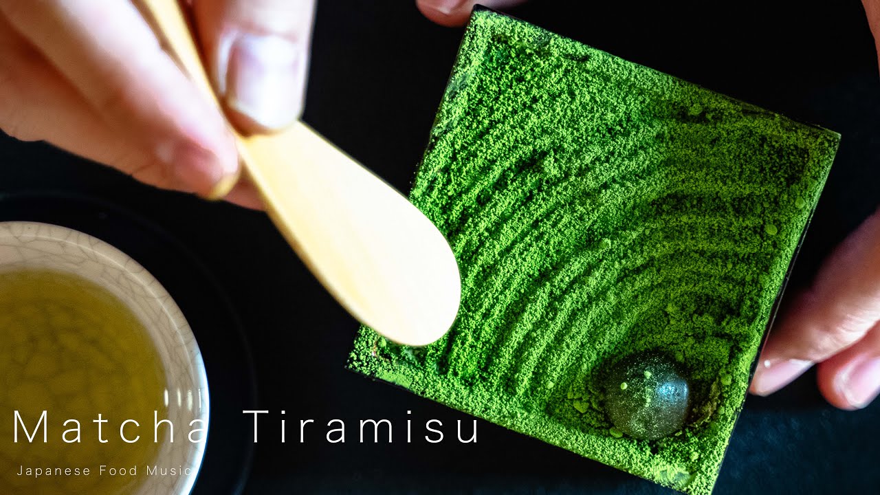 Matcha Tiramisu / 抹茶ティラミス - Japanese sweets [ASMR COOKING SOUND] - YouTube