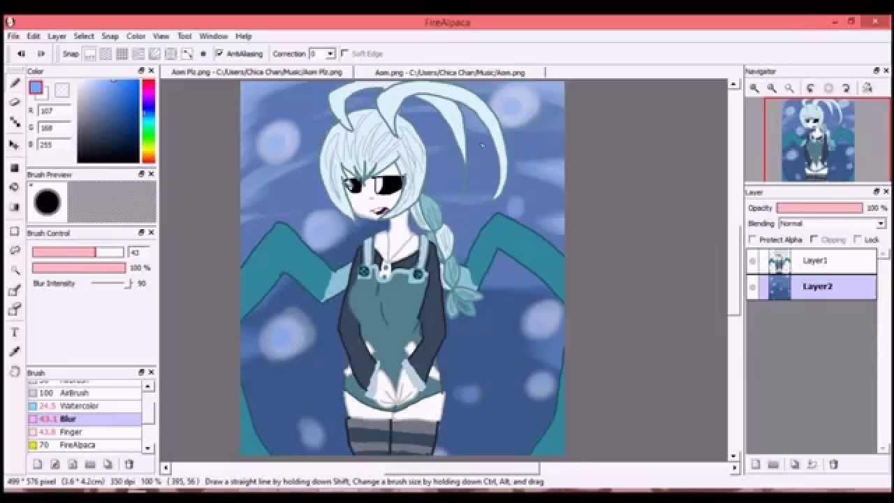 SpeedPaint Aom (Mogeko) by Apollo Baby - YouTube