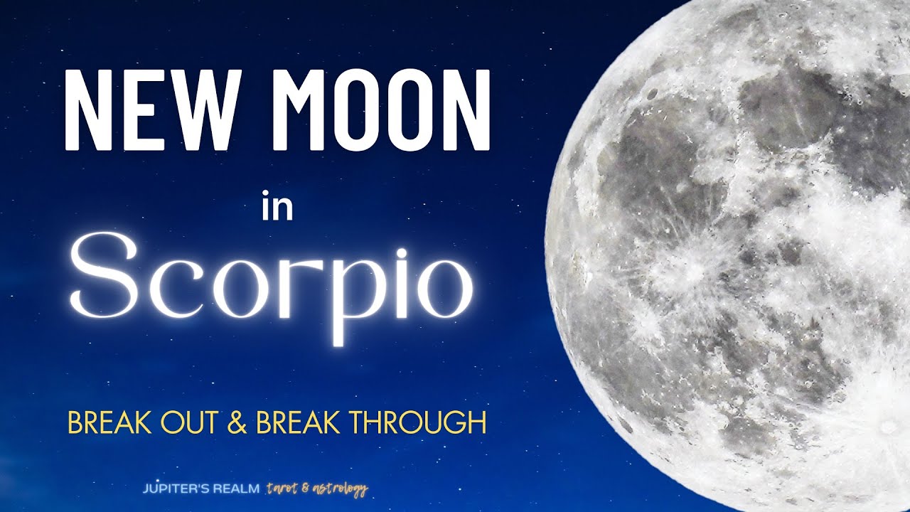 New Moon in Scorpio opposite Uranus - Break out and break through - YouTube