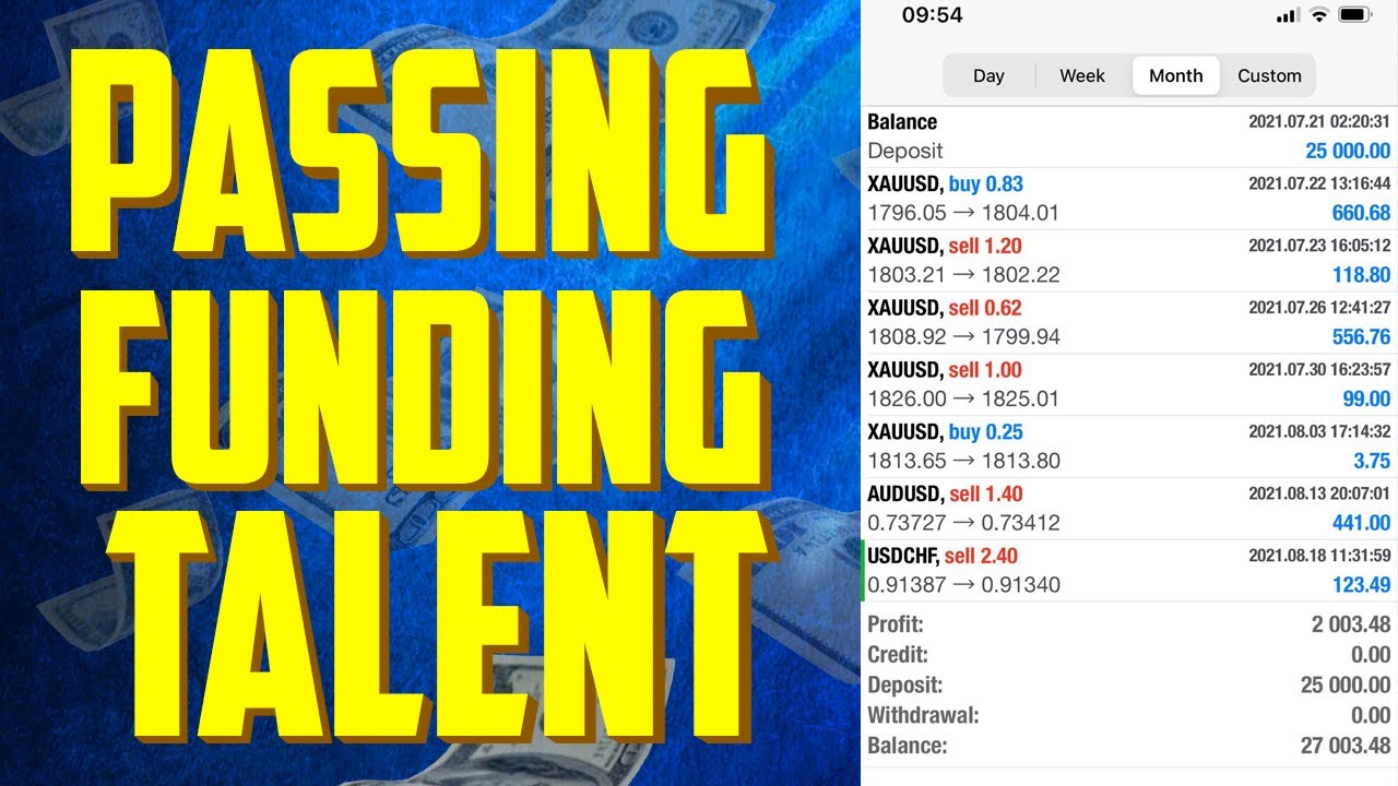 18yr Old Forex Trader Taking the FUNDING TALENT Challenge LIVE! - YouTube