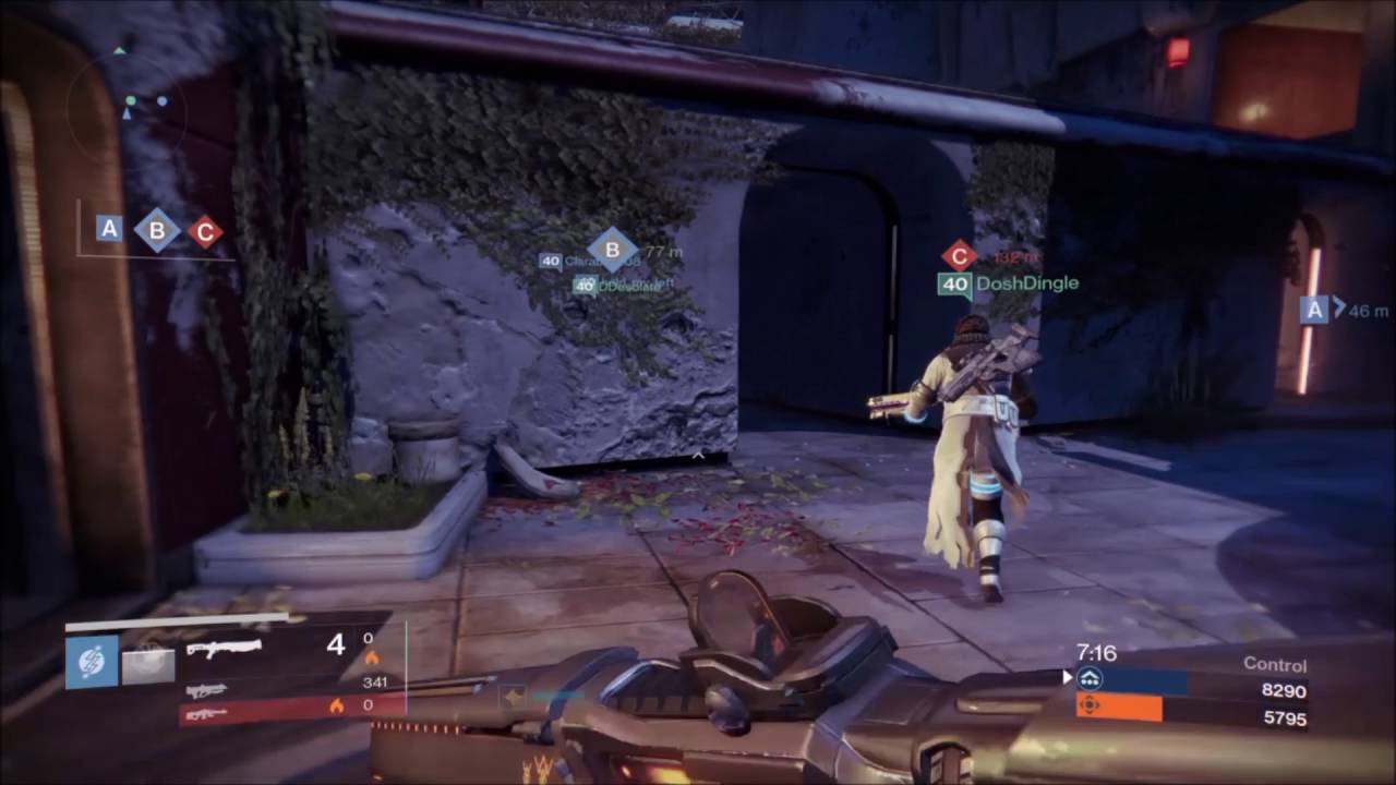 Destiny Crucible Control Bannerfall B-Line - YouTube