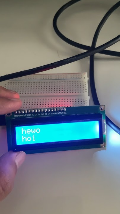 Arduino LCD Display Project 🧱 - YouTube