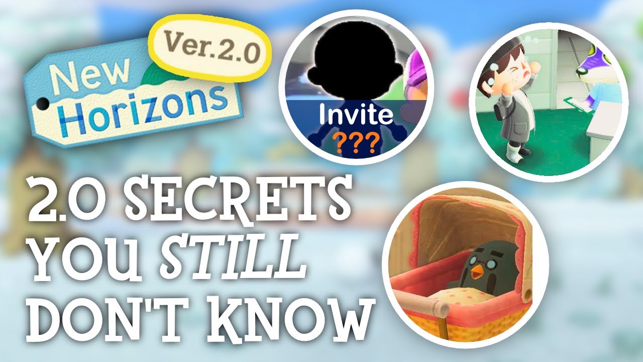 Animal Crossing New Horizons - 2.0 Update SECRETS You STILL Don't Know ...