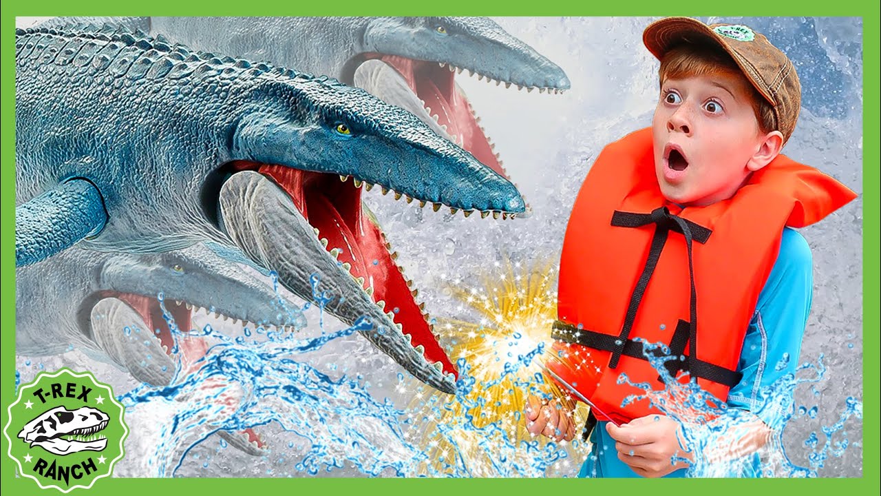 Giant Dinosaurs, Water Rides, & More Adventures! | T-Rex Ranch Dinosaur ...