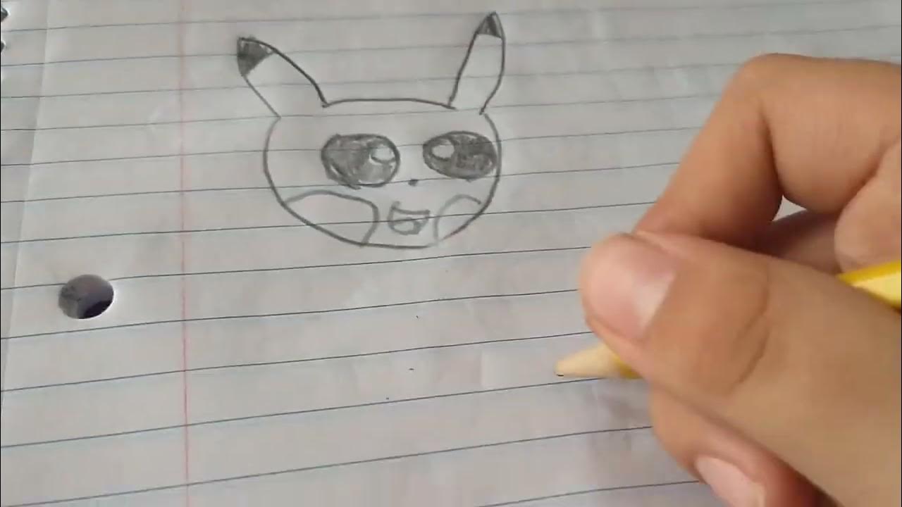 How to draw a Pikachu. - YouTube