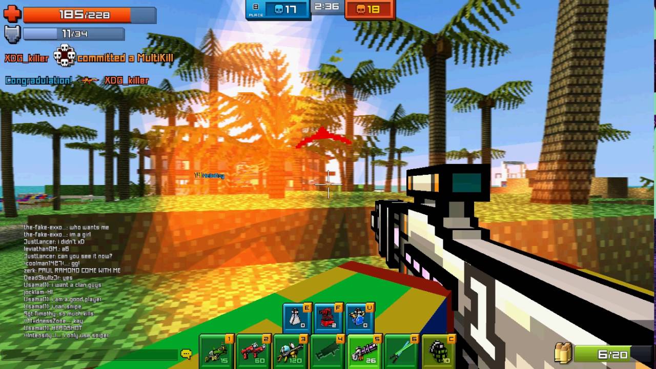 Pixel Gun World #1 - YouTube