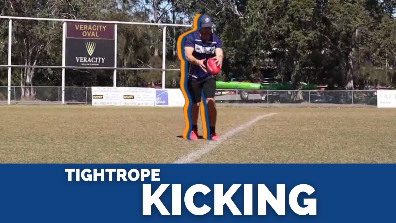 AFL Kicking Drill - Footy iQ Membership - YouTube