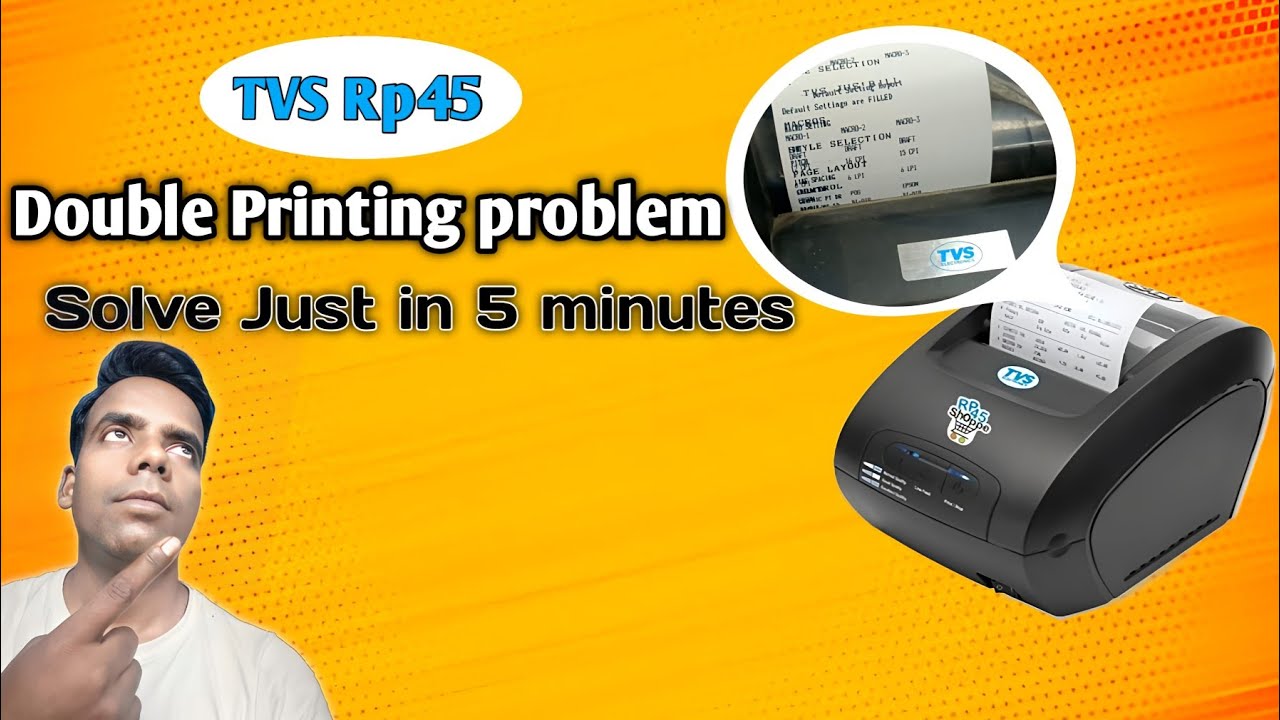TVs Rp 45 Printer double Printing | TVs Rp 45 Mis Printing | TVs Rp 45 ...