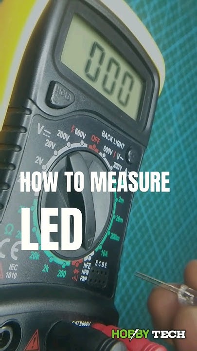 How check LED using Multimeter #shortsfeed #shorts #shortsvideo # ...