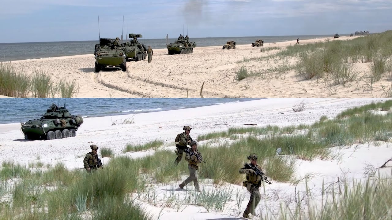 Marines Conduct Amphibious Assault - BALTOPS 24 - YouTube