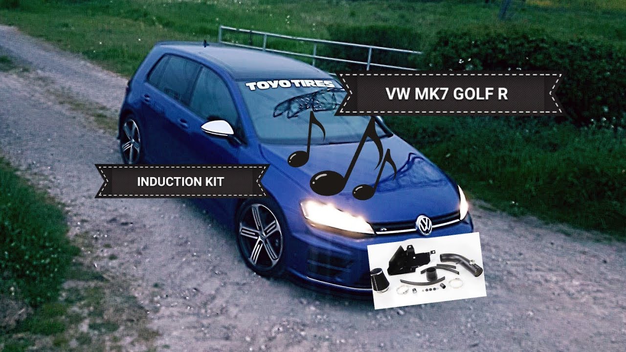 VW MK7 GOLF R INDUCTION KIT INSTALL - YouTube