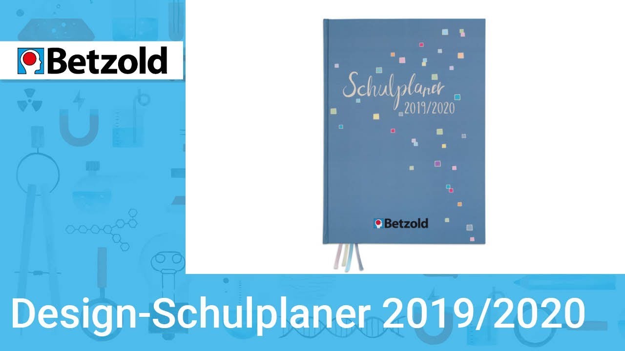 Betzold Design-Schulplaner 2019/2020 A4 Plus | Betzold - YouTube