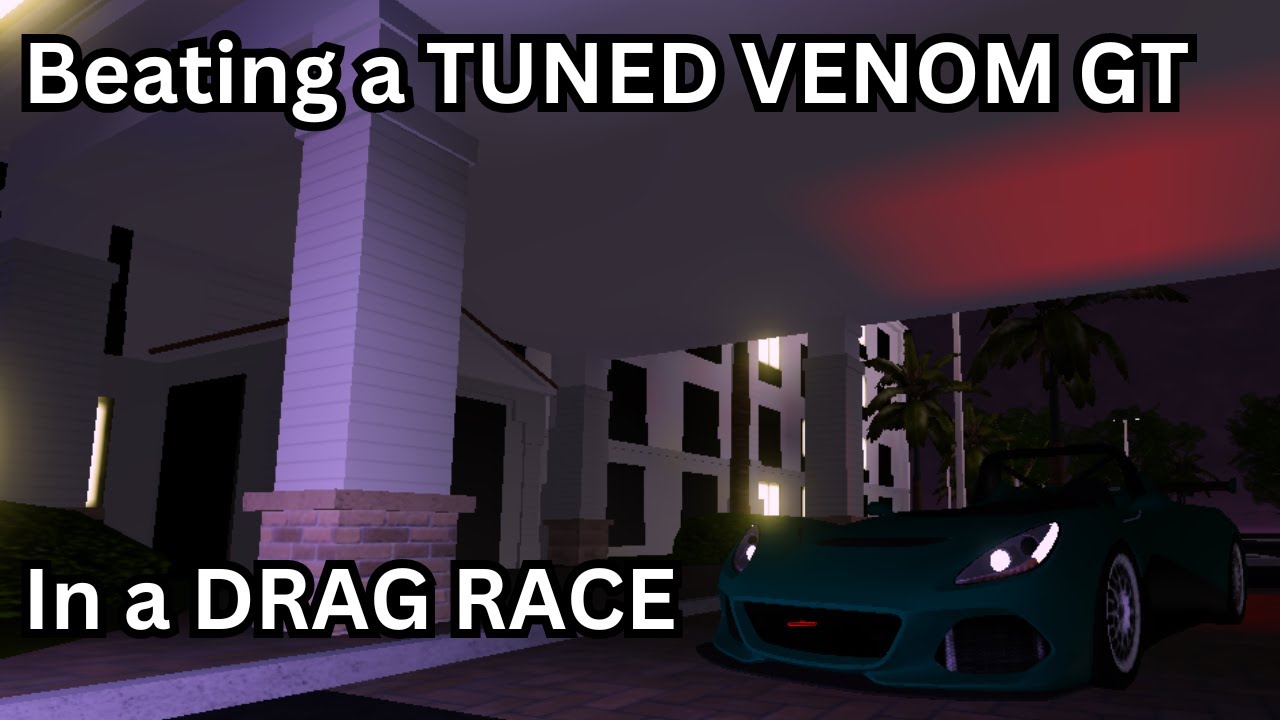 Beating a TUNED VENOM GT in a Drag Race! (Roblox SWFL) - YouTube