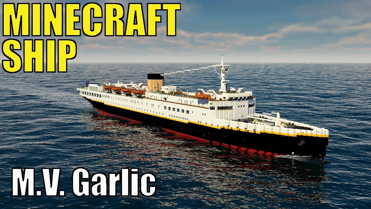 Minecraft M.V. Garlic - A cruise ship that carries a legacy - YouTube