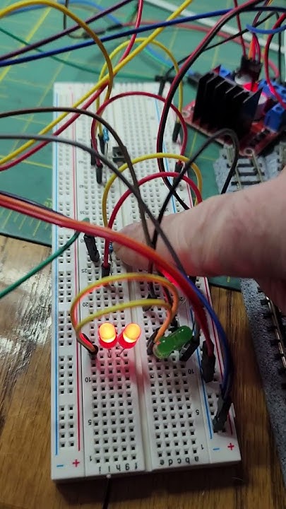 KATO turnout, Arduino nano, and LEDs - YouTube