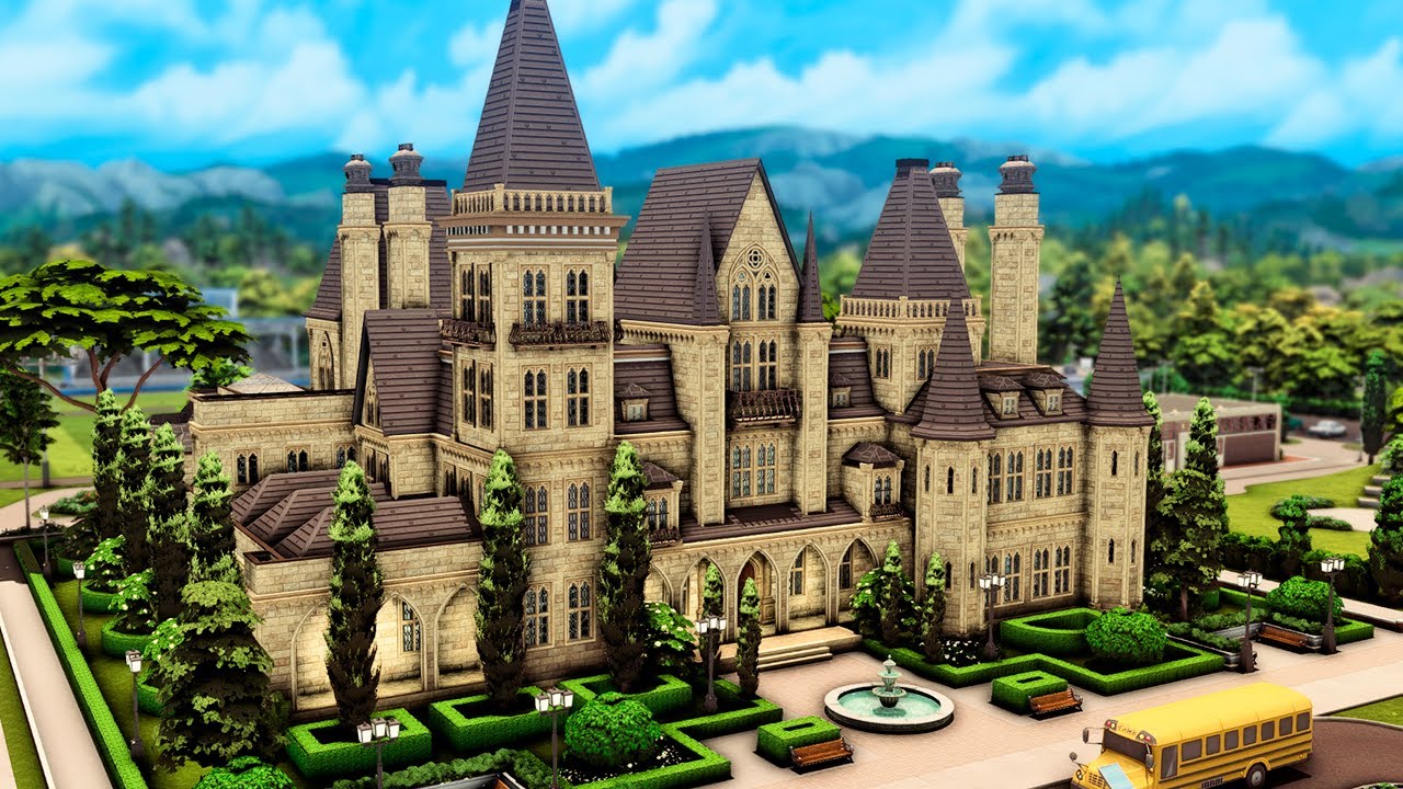 ESCOLA PARTICULAR PARA CRIANÇAS RICAS (NO CC) - The Sims 4 Speed Build ...