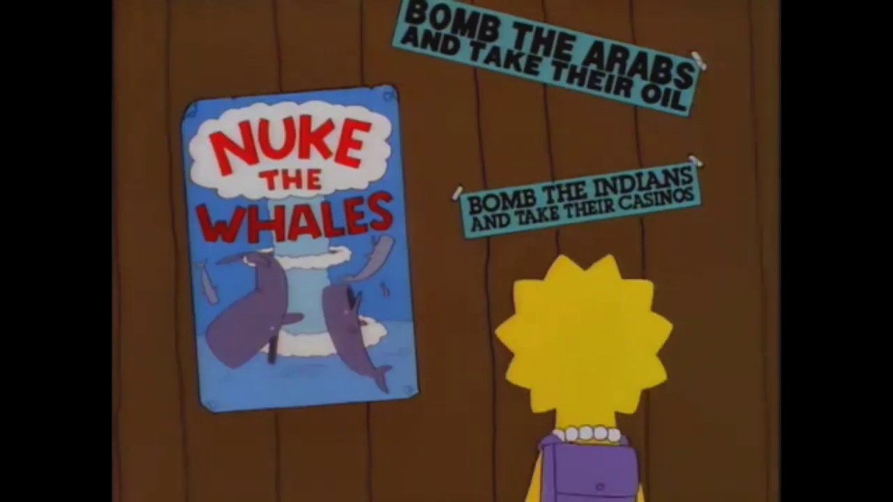 The Simpsons - Nuke The Whales - YouTube
