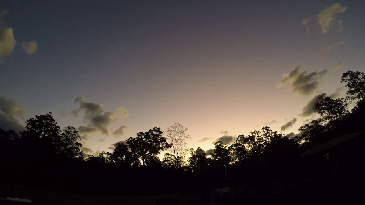 Sunset without the Sun Time Lapse - YouTube