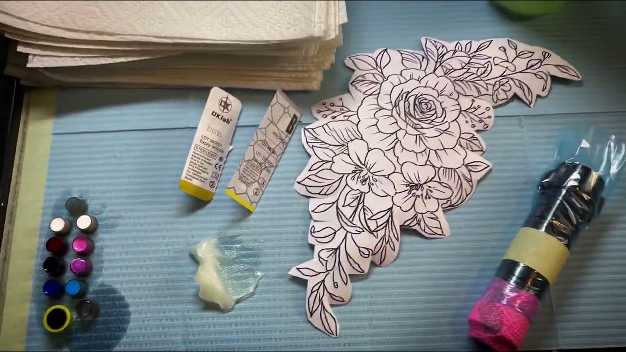 Sleeve in Progress | Whip shading | Watercolor - YouTube