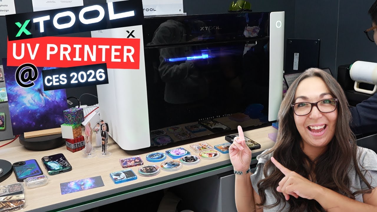 xTool UV Printer at CES 2026 | First Look & My Honest Thoughts - YouTube