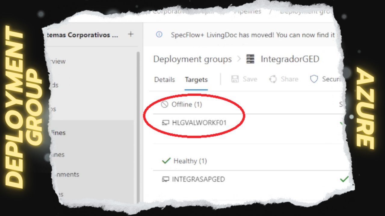 Azure - Deployment Group Offline - YouTube