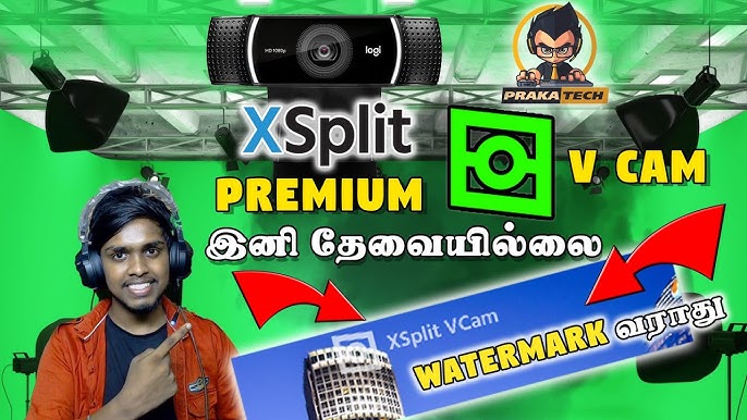 Xsplit Vcam Change Webcam Background Without Green Screen XSplit VCam