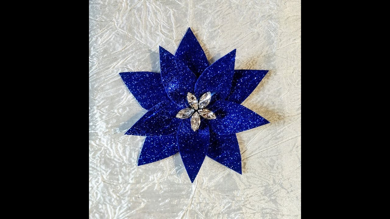 შობის ყვავილი / როგორ გავაკეთოთ ყვავილი / tutorial / how to make ...