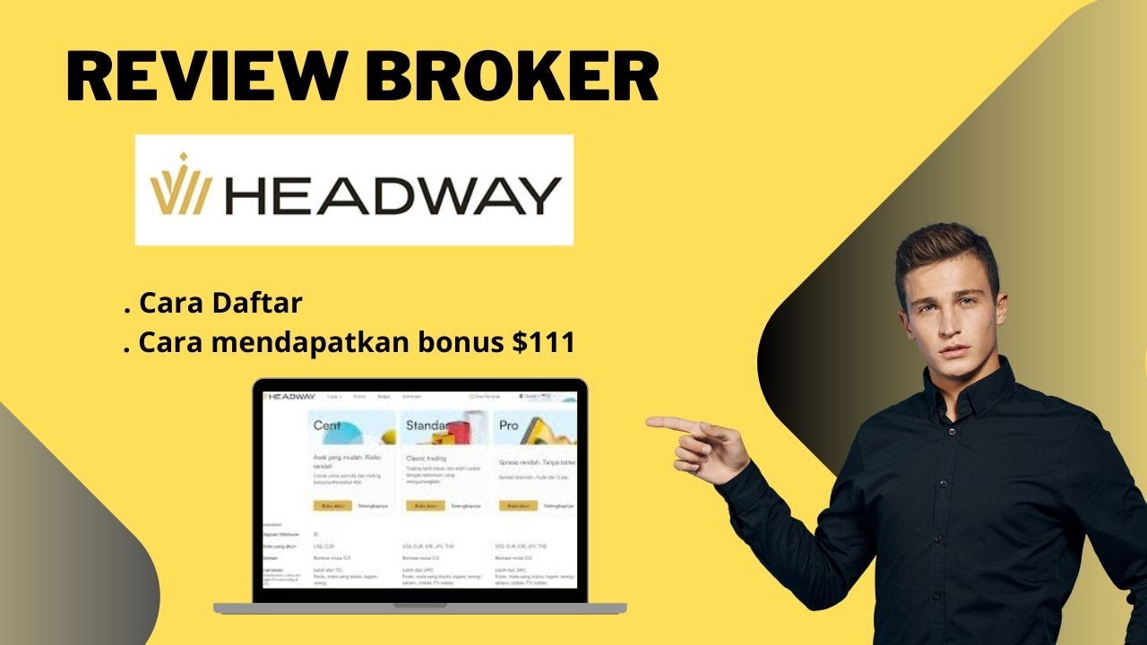 Review Broker Headway & Tutorial cara registrasi buat akun I bonus $111 - YouTube
