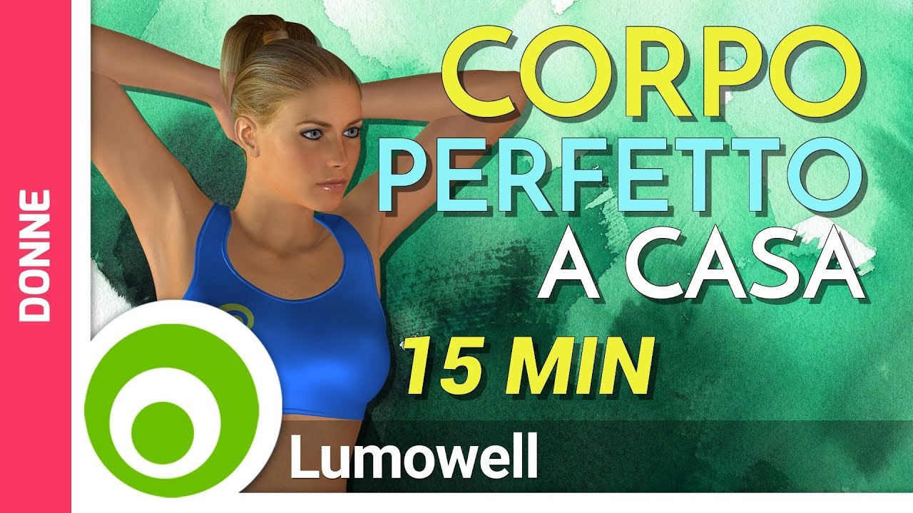 Esercizi a Casa per Dimagrire e Rassodare - Allenamento Total Body a ...