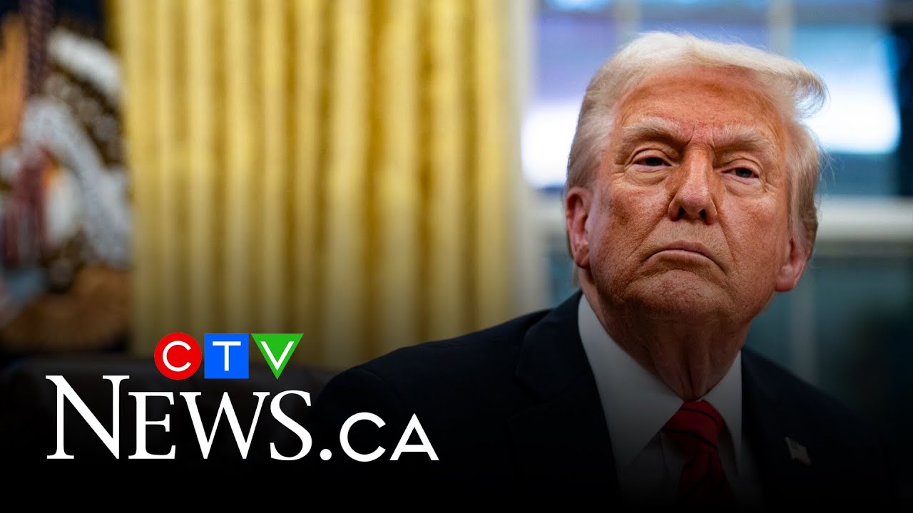 Deadline for Trump's 25 per cent tariffs on Canada passes - YouTube