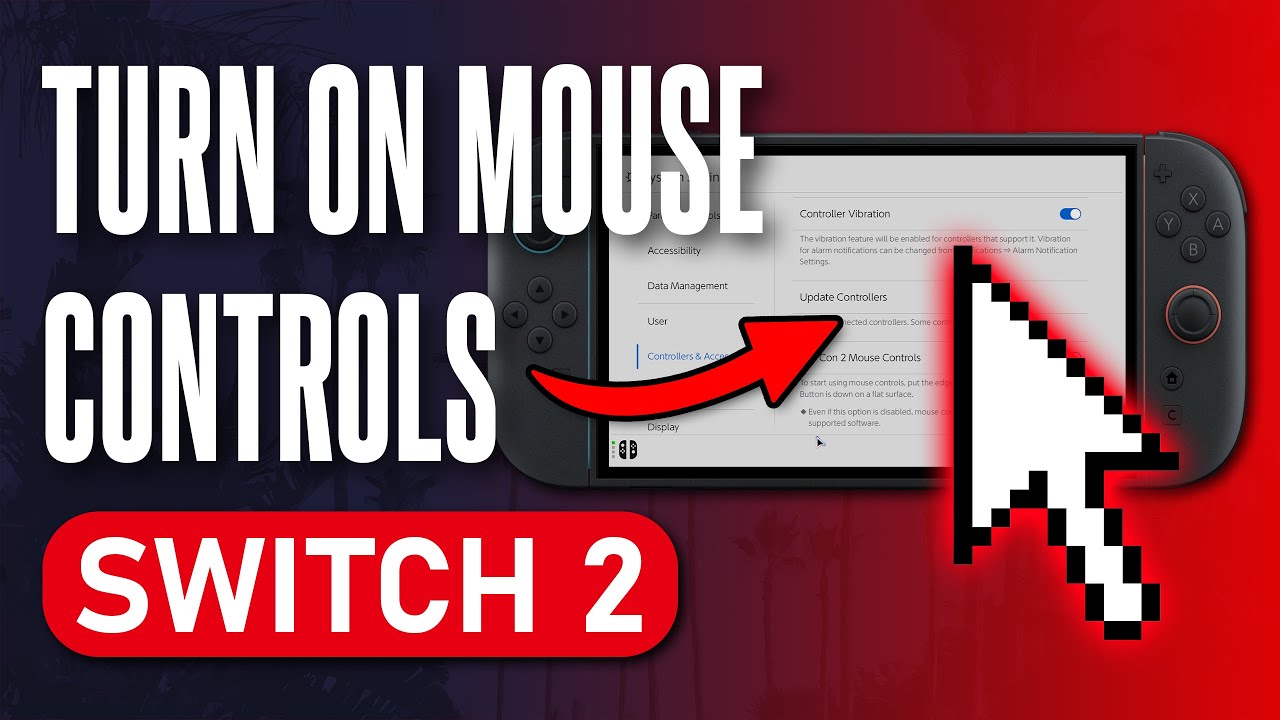How to Turn ON Joy-Con Mouse Controls on Nintendo Switch 2 - YouTube