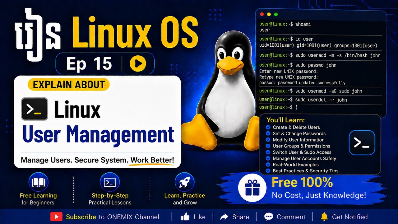 Linux User Management: Everything You Need to Know | Ep 15 - YouTube
