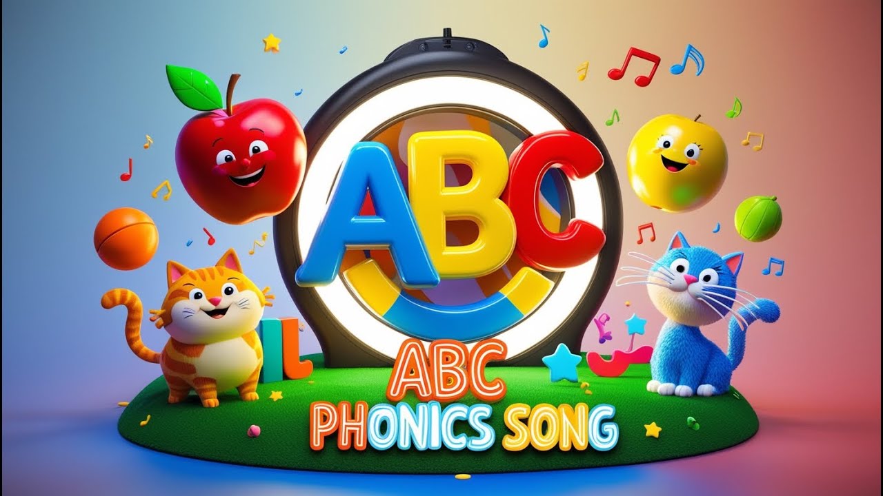 ABC Phonics Song for Kids | Learn the Alphabet with Fun Animations and ...