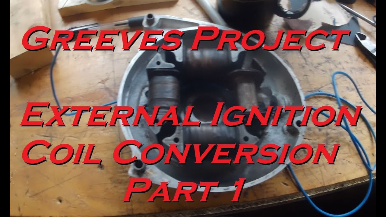 Greeves Scrambler Project Part 21 Magneto Ignition Points External Coil ...