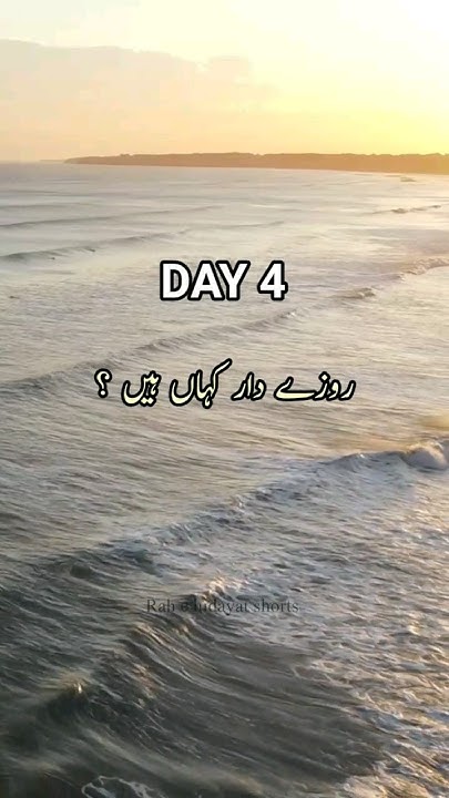 Roze Dar Kahan hy ? hadees| RAMZAN DAY 4 | 30 DAY OF RAMDAN | #viral #ramzanstetus #shortsfeed ...