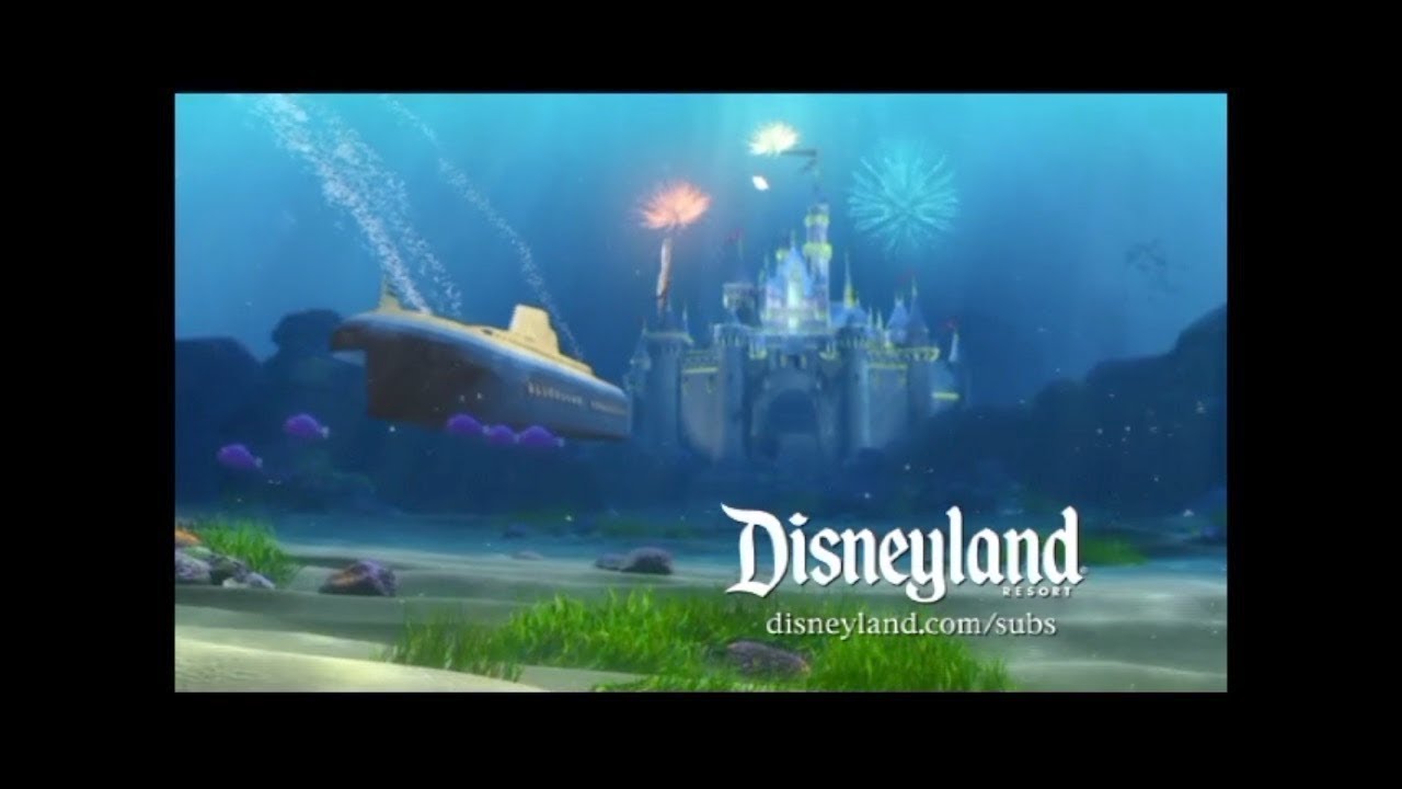 Finding Nemo Submarine Voyage at Disneyland Park Television Commercial ...